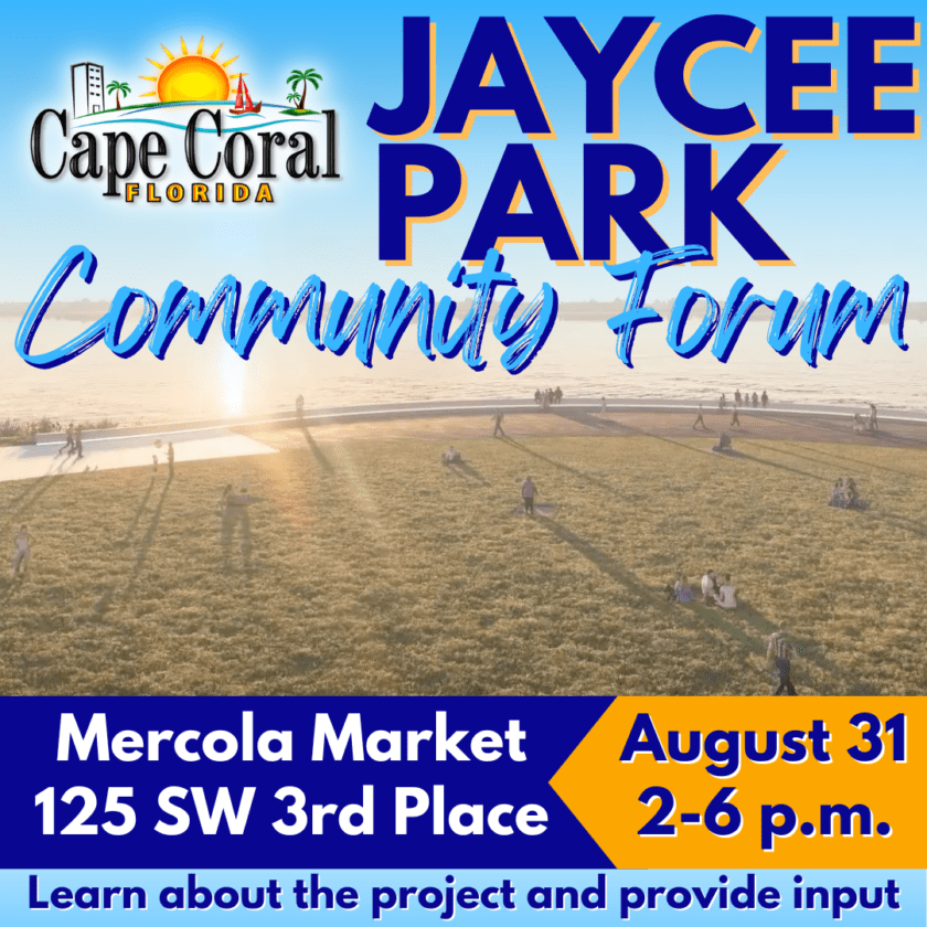 Jaycee Park forum set for Aug. 31 - Cape Coral Breeze